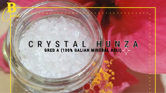 Garam Crystal Hunza Galian Asli 100%
